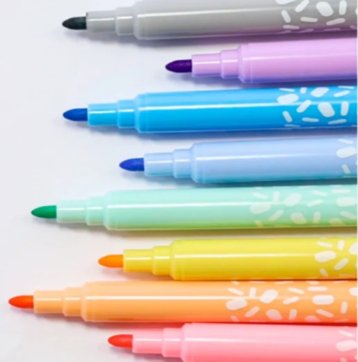 Marcadores Color Pastel Caja x 8 Mooving | Peekaboo